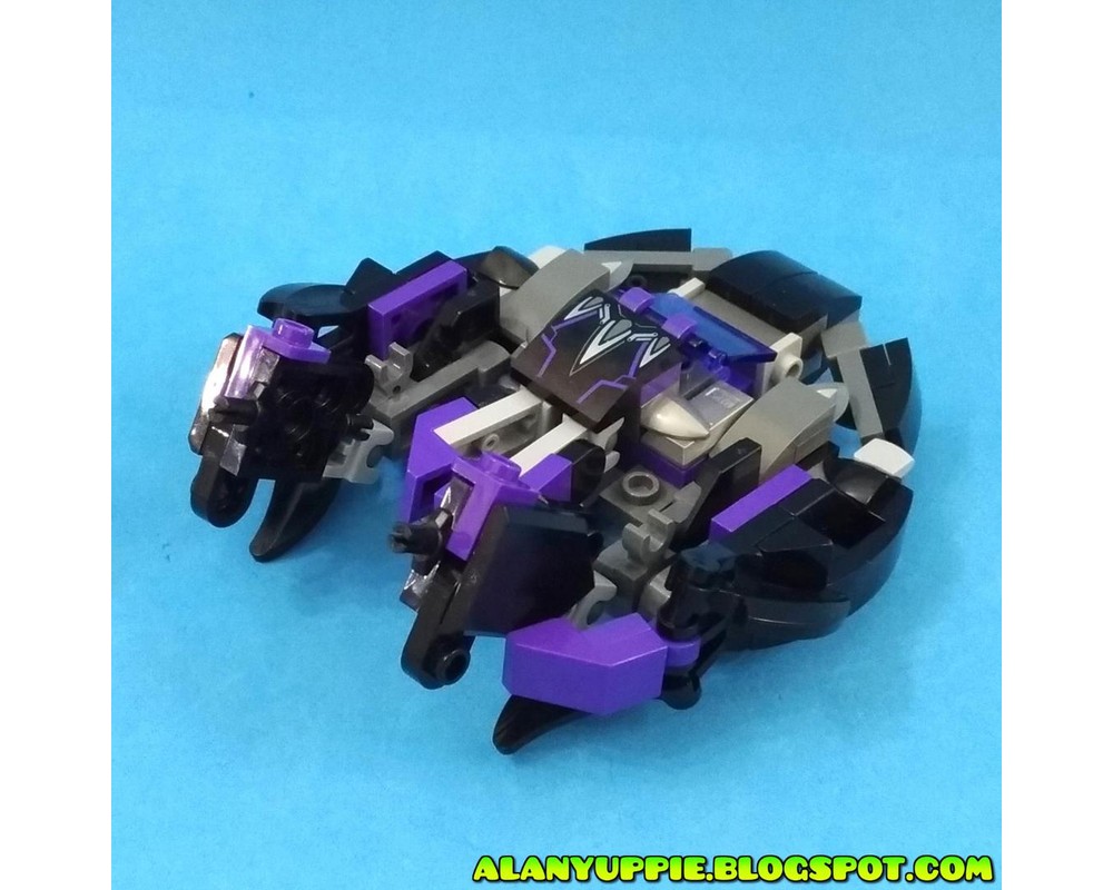 Lego Moc Transformer Submarine From Lego Marvel Set 76204 Black