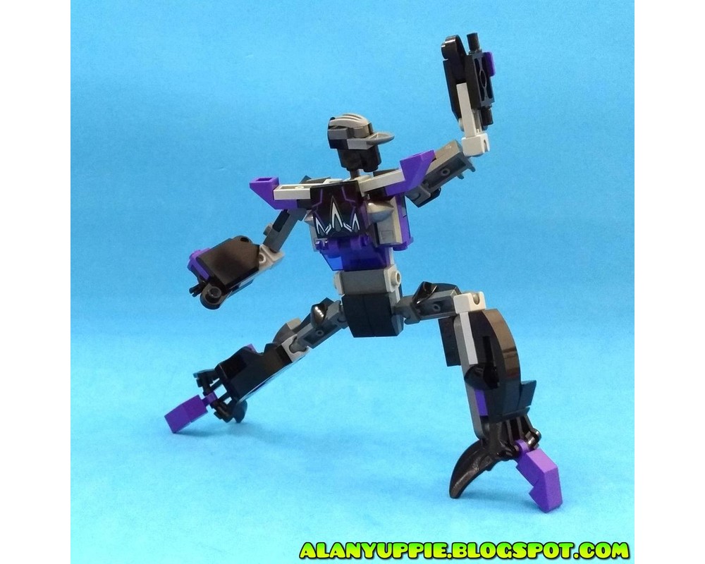 Lego Moc Transformer Submarine From Lego Marvel Set 76204 Black