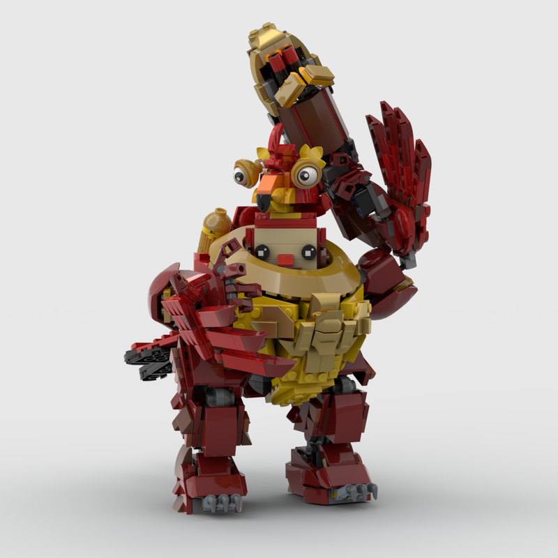 LEGO MOC Chicken Space Marine by Pomyslaw | Rebrickable - Build with LEGO