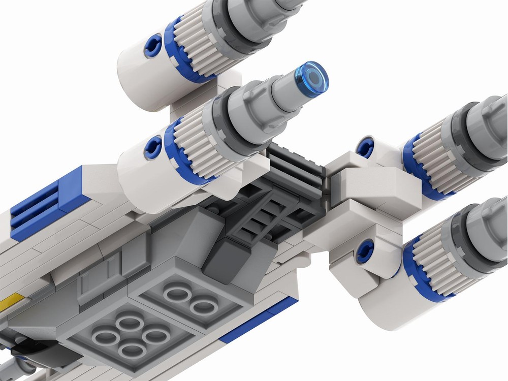 LEGO MOC U Wing Midi Scale by YodaSkate | Rebrickable - Build with LEGO