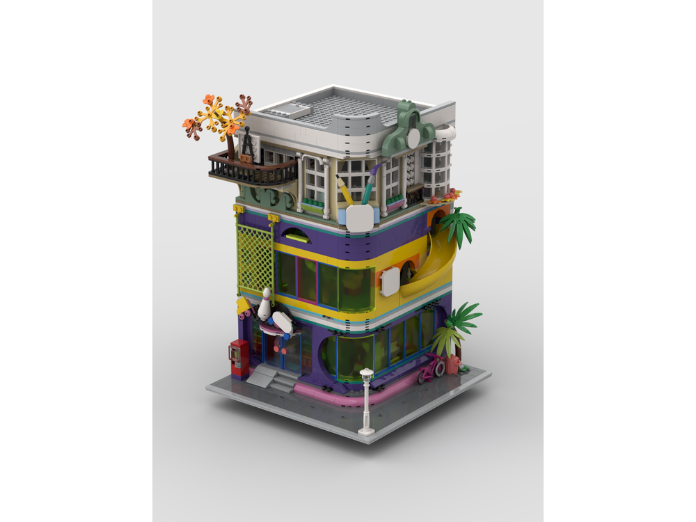 Lego Moc Halo Halo Tower By Noobricks Rebrickable Build With Lego