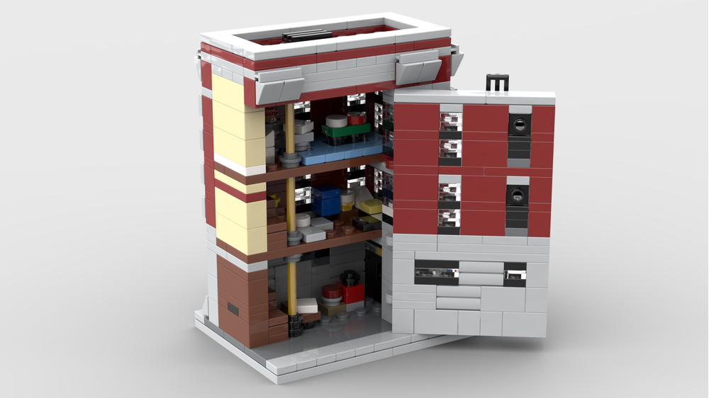 LEGO MOC Mini 75827 Ghost Busters Firehouse by christromans ...