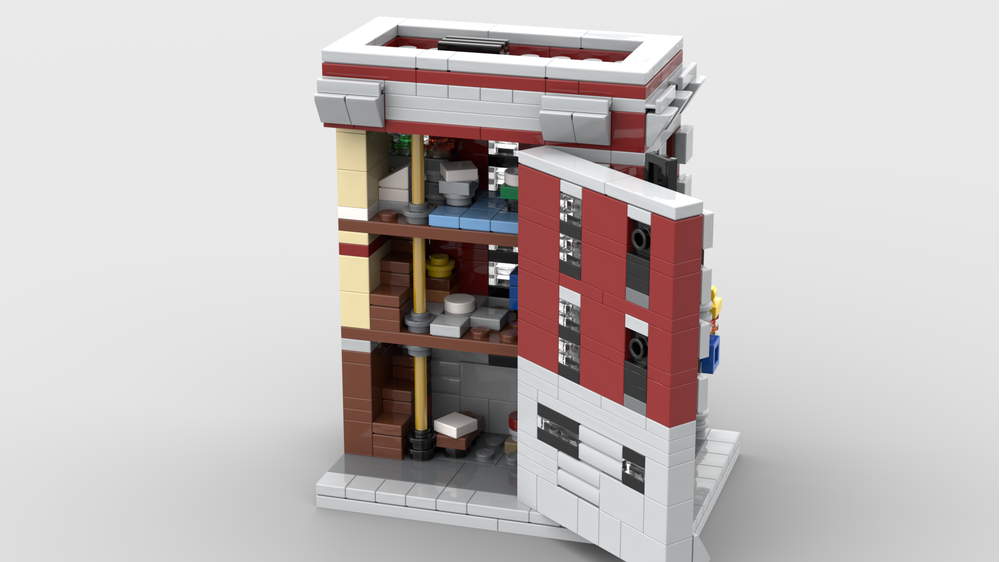 LEGO MOC Mini 75827 Ghost Busters Firehouse by christromans ...