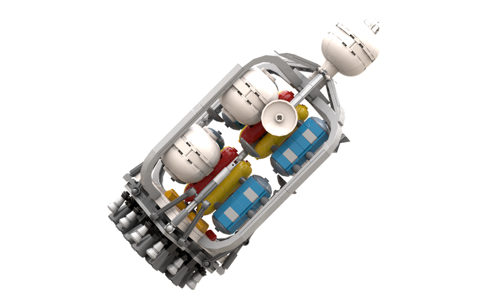 Lego Moc Lunar Lander 1952 Concept By Zeegiraf Rebrickable Build