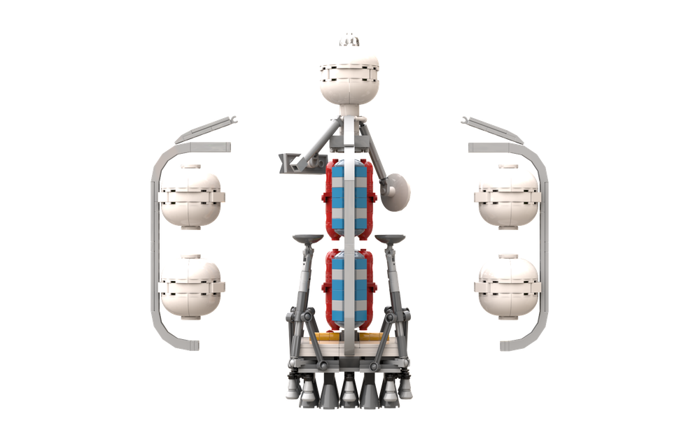 Lego Moc Lunar Lander 1952 Concept By Zeegiraf Rebrickable Build