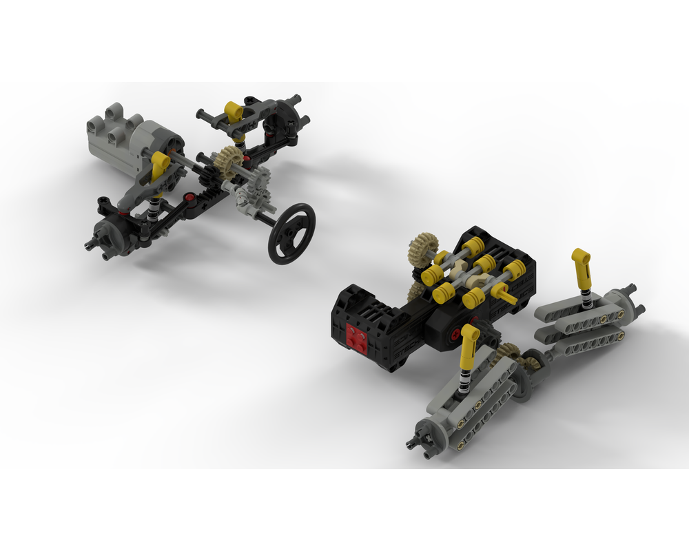 Lego Moc Porsche 911 Rsr Rc Mod By Lego Technic World Rebrickable