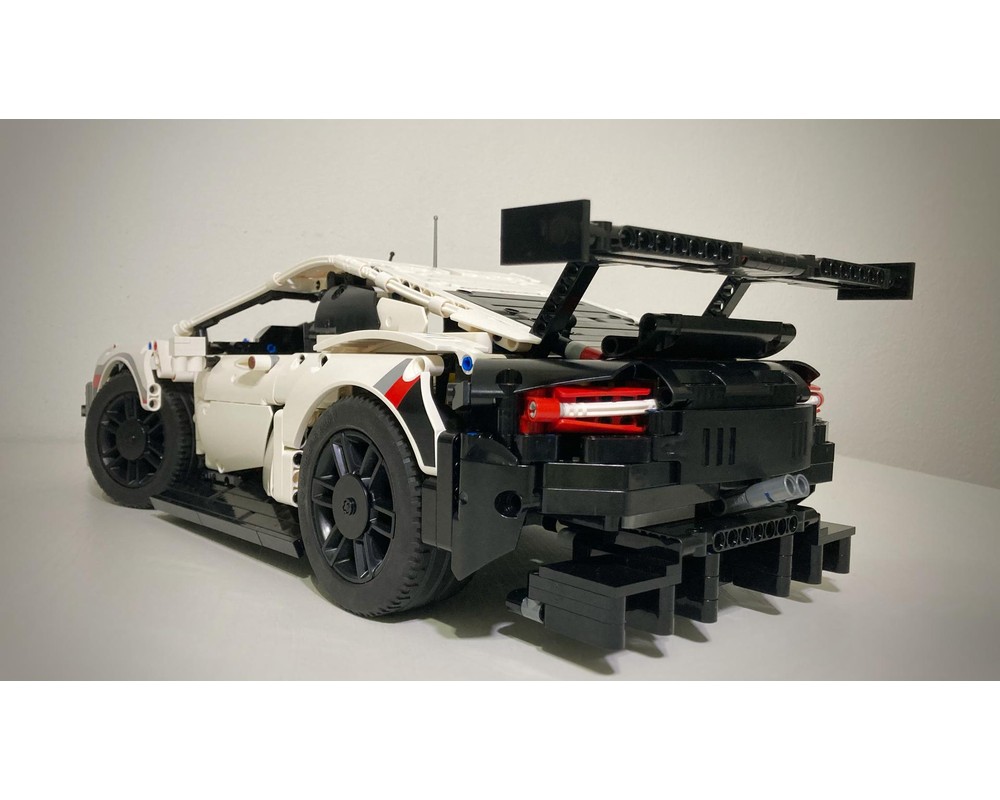 Lego Moc Porsche 911 Rsr Rc Mod By Lego Technic World Rebrickable