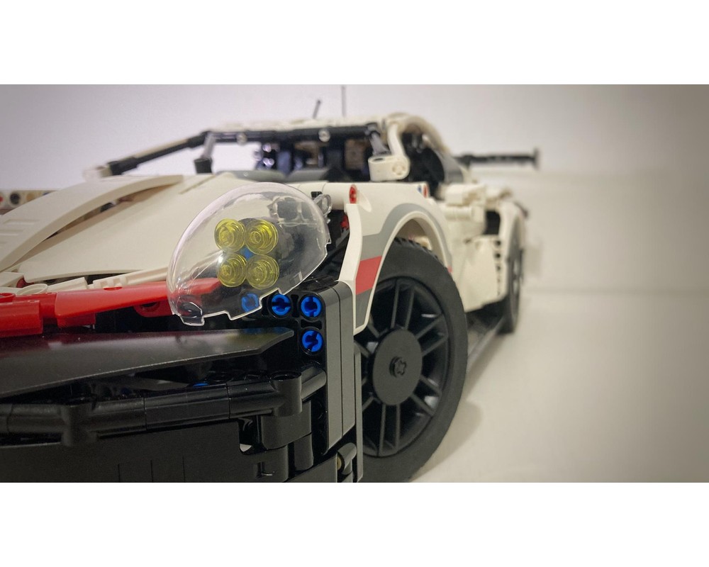 Lego Moc Porsche 911 Rsr Rc Mod By Lego Technic World Rebrickable