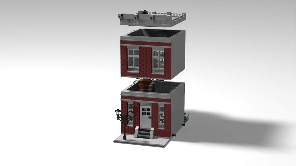 LEGO MOC modular-house-moc249 by rexss12 | Rebrickable - Build with LEGO