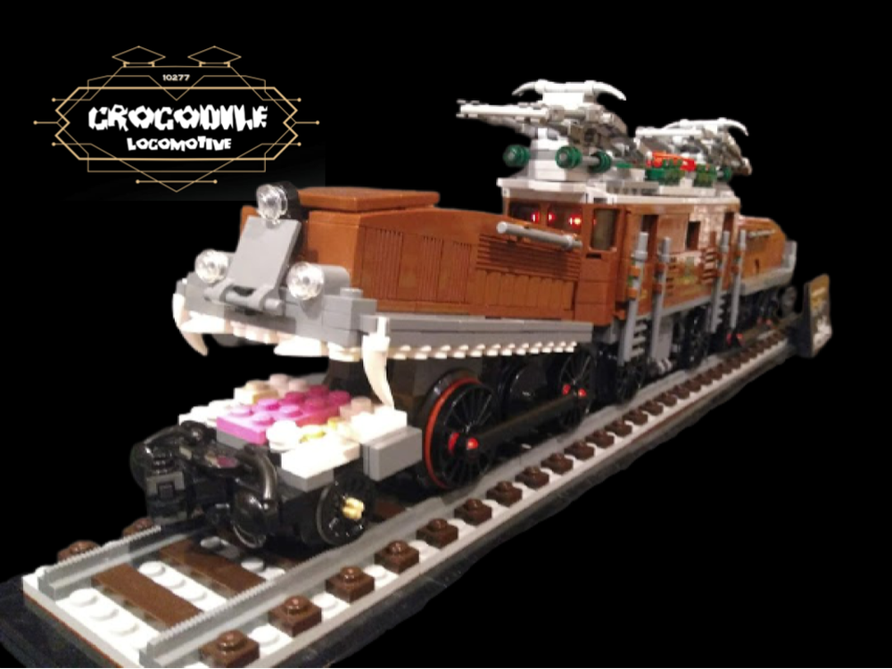 LEGO MOC Crocodile Locomotive - but it's actually a crocodile by ...