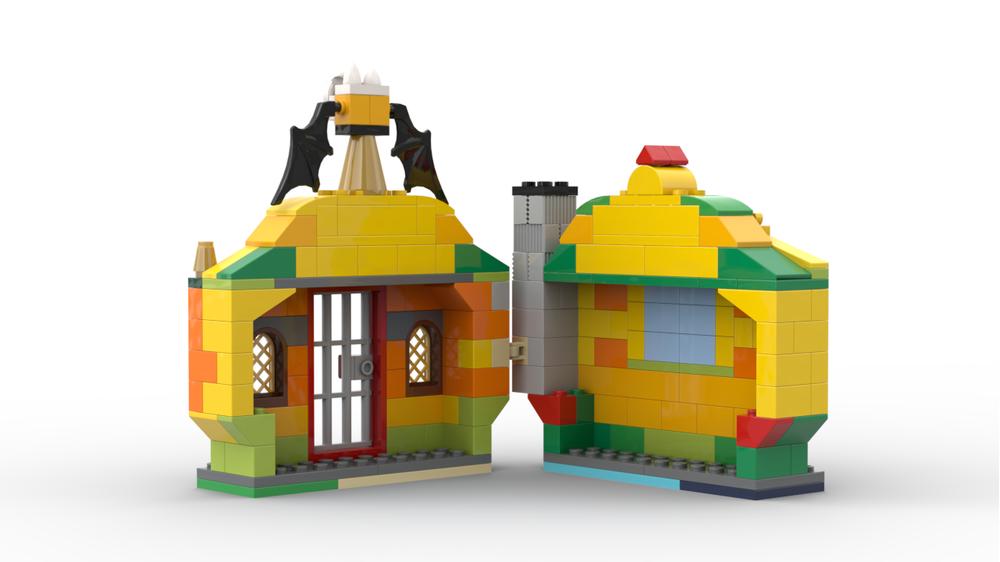 Lego Moc 11020 Pumpkin House By Lenarex Rebrickable Build With Lego