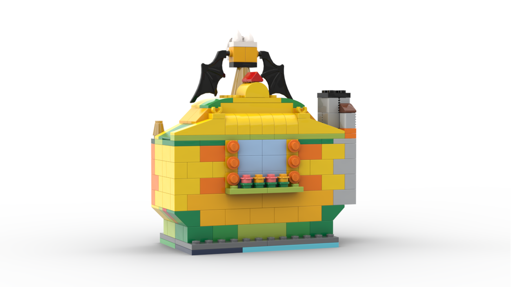 Lego Moc 11020 Pumpkin House By Lenarex Rebrickable Build With Lego