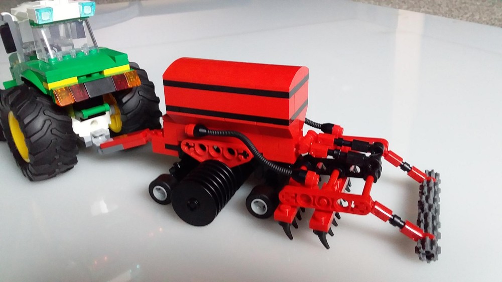 LEGO MOC Agri - Seed Drill by Tasblocker | Rebrickable - Build with LEGO