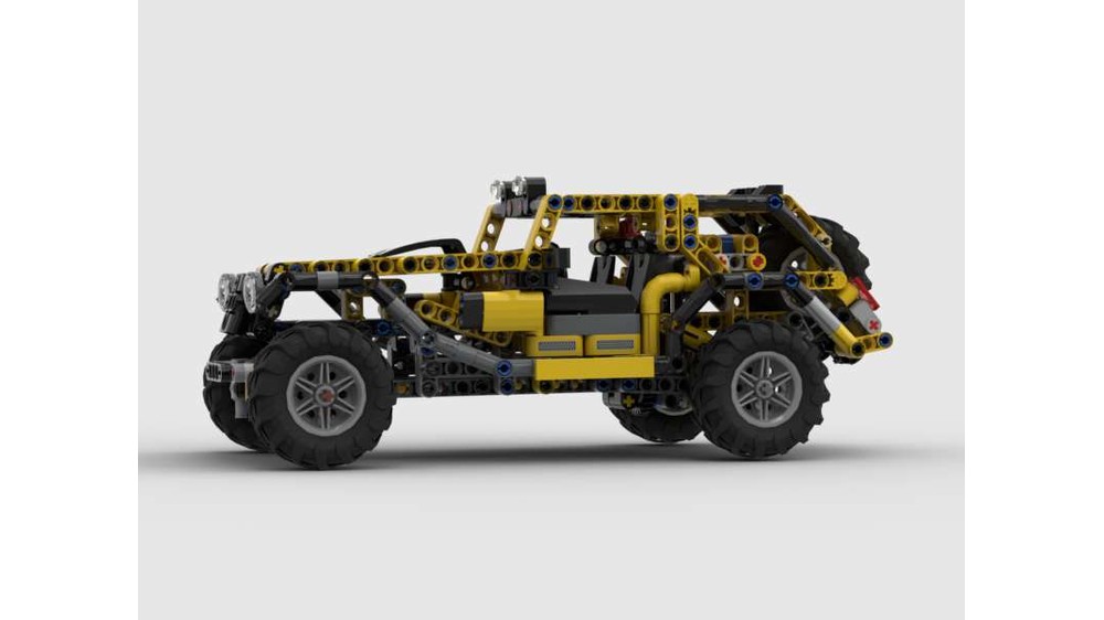 LEGO MOC Morgan's Dakar-inspired Plus Four CX-T by technicstudiodesigns ...