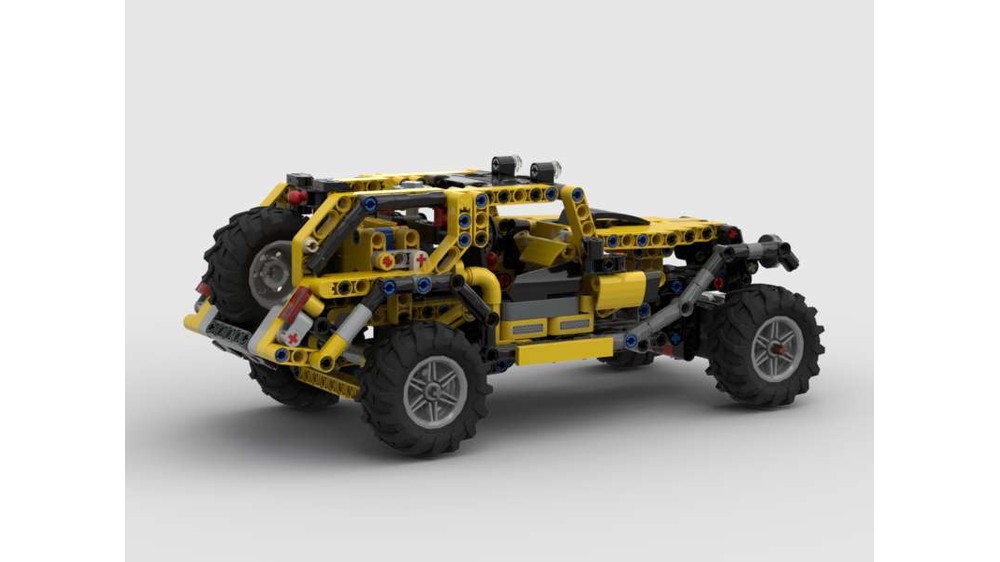 LEGO MOC Morgan's Dakar-inspired Plus Four CX-T by technicstudiodesigns ...