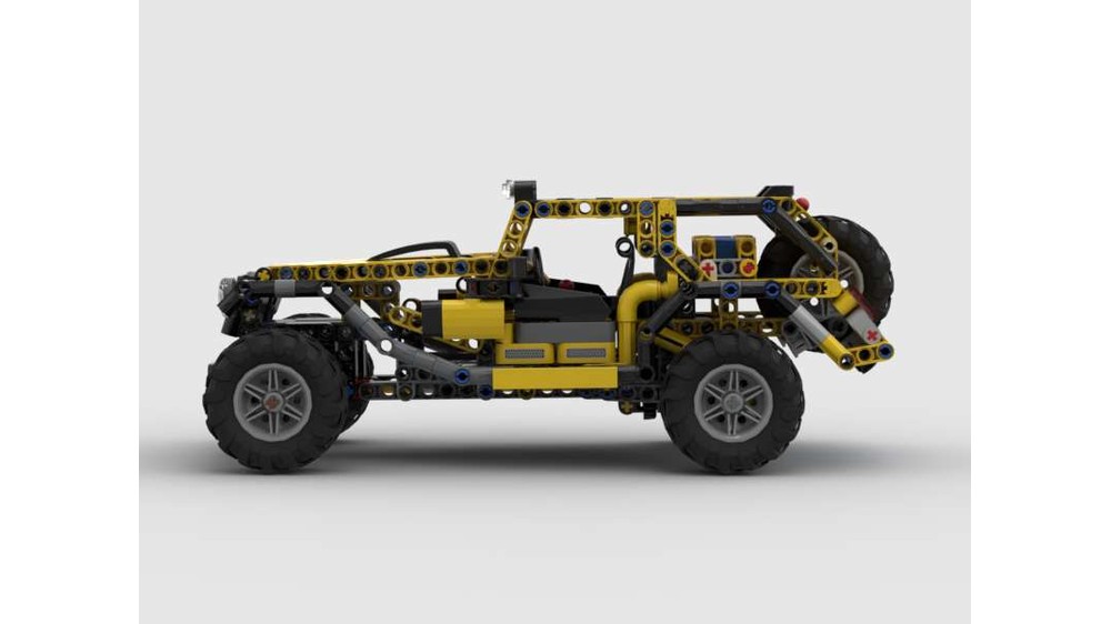 LEGO MOC Morgan's Dakar-inspired Plus Four CX-T by technicstudiodesigns ...