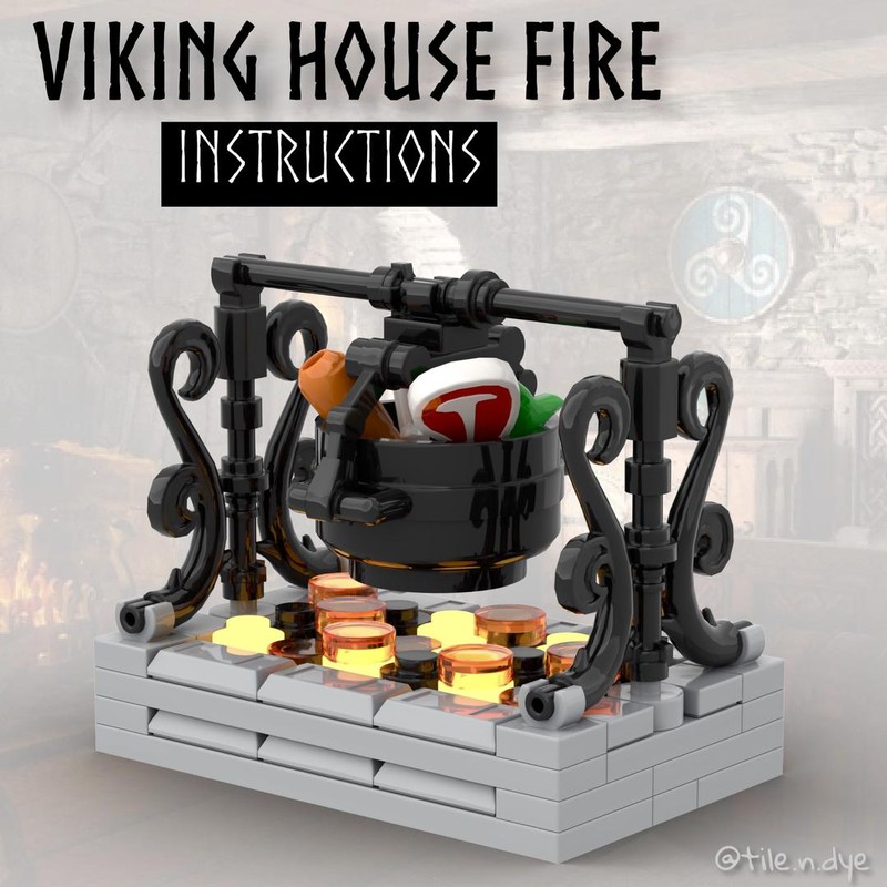 LEGO MOC VIKING HOUSE FIRE - LEGO VIKINGS MOC by marinbrickdesign ... LEGO MOC VIKING HOUSE FIRE - LEGO VIKINGS MOC by marinbrickdesign ...