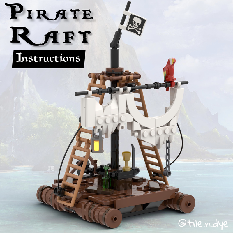LEGO MOC-126693 PIRATE RAFT - LEGO PIRATE MOC by marinbrickdesign ...
