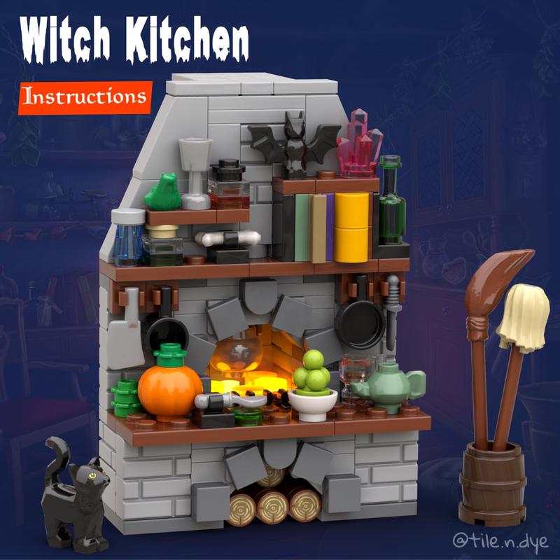 LEGO MOC WITCH KITCHEN - LEGO SPOOKY HALLOWEEN MOC by marinbrickdesign ...
