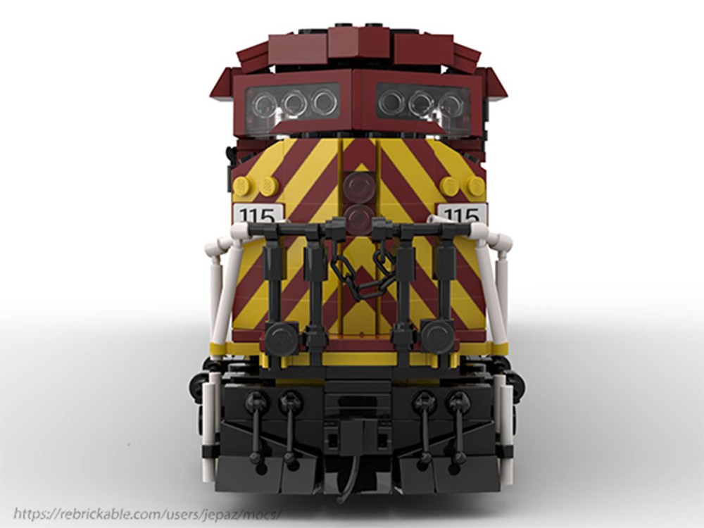 Lego Moc Emd Sd9043mac San Luis And Rio Grande Railroad By Jepaz
