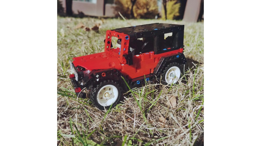 LEGO MOC lego mini jeep wrangler by tank14 | Rebrickable - Build with LEGO