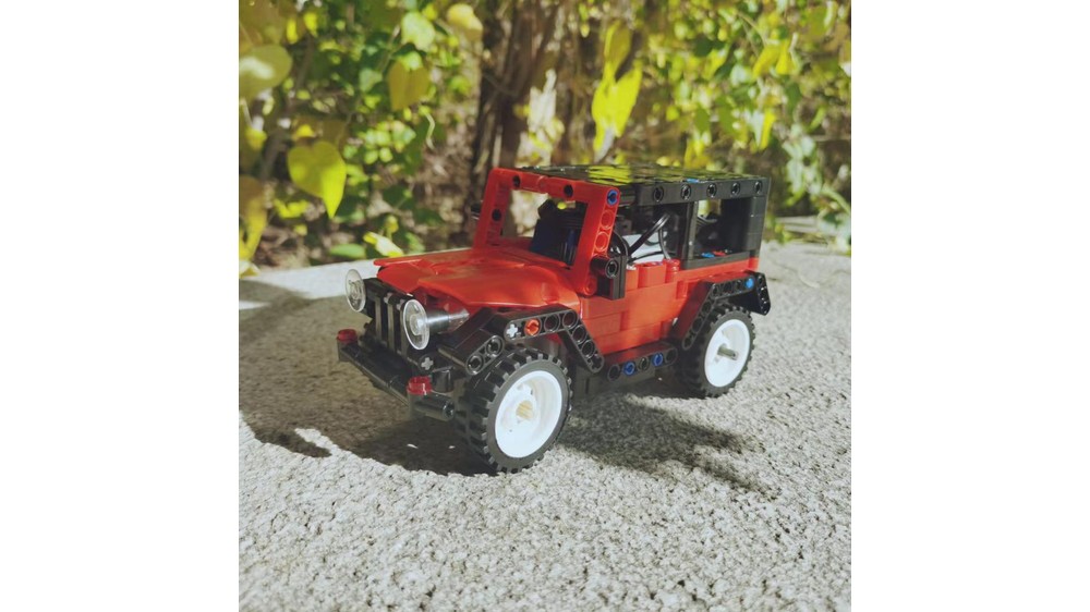 LEGO MOC lego mini jeep wrangler by tank14 | Rebrickable - Build with LEGO