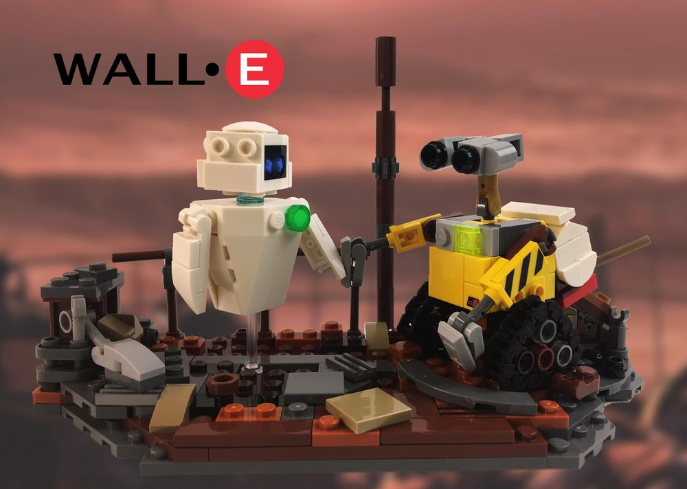 LEGO MOC Mini Wall E and Eve Diorama! by 2bricksofficial | Rebrickable - Build with LEGO