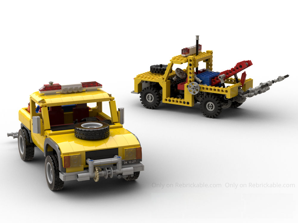 Lego Moc 8846 Tow Truck Modernised By Daapmecheng Rebrickable Build