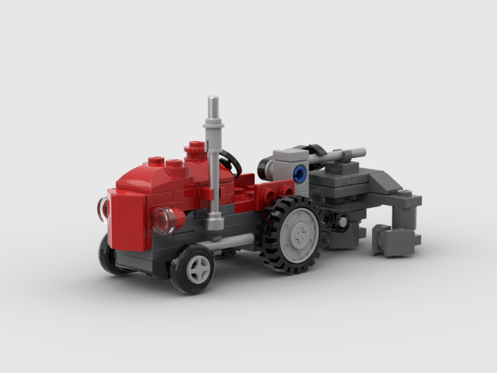 LEGO MOC vintage Tractor by Autumnbank | Rebrickable - Build with LEGO