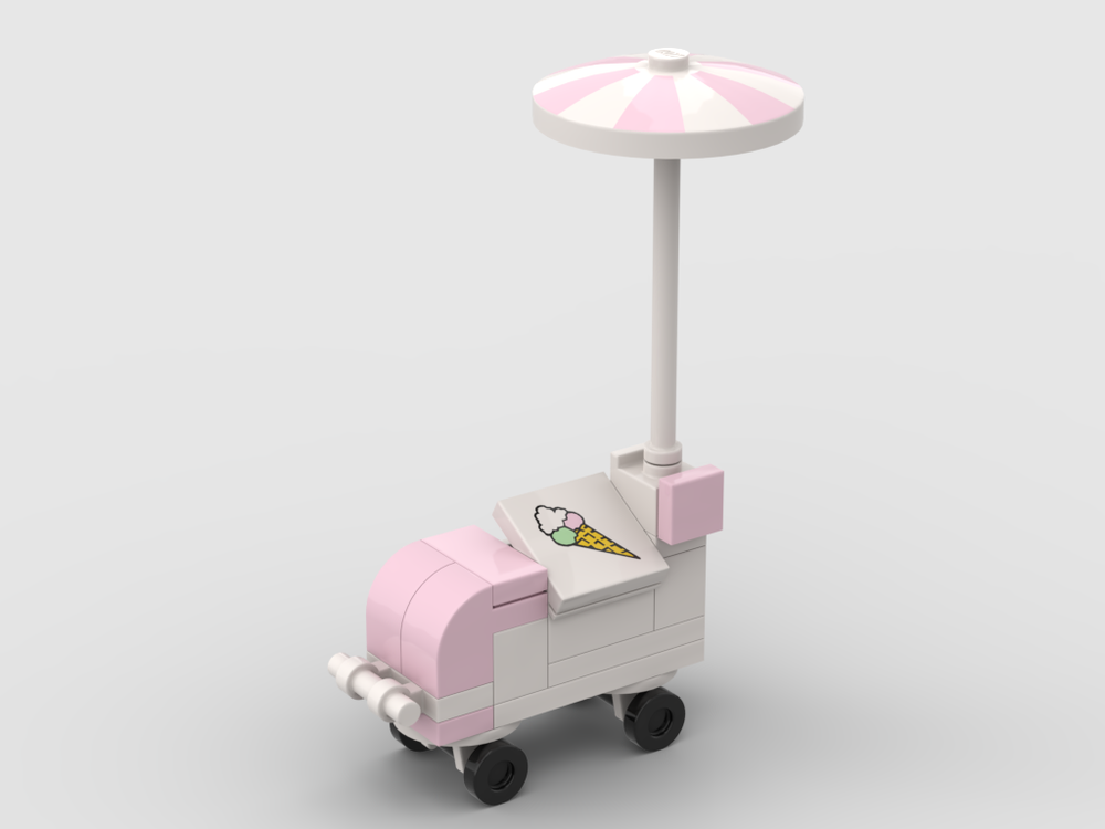 LEGO MOC 6409 Ice Cream Cart by Anyra | Rebrickable - Build with LEGO