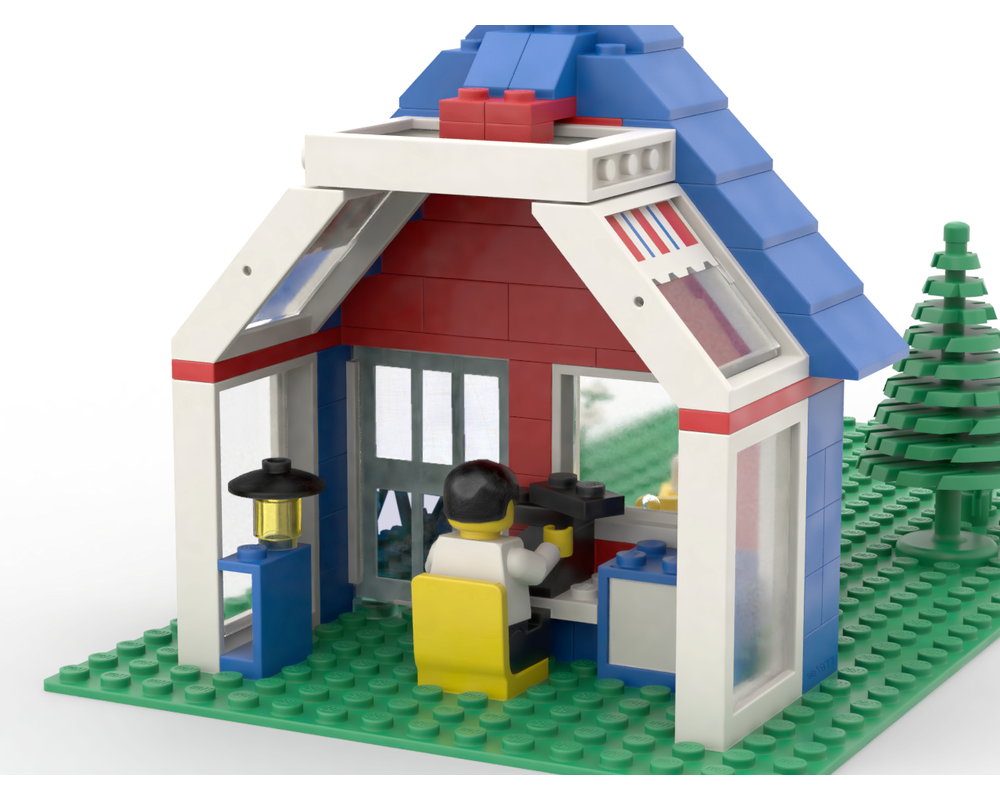LEGO MOC 6370 Writers retreat by se1977 | Rebrickable - Build with LEGO