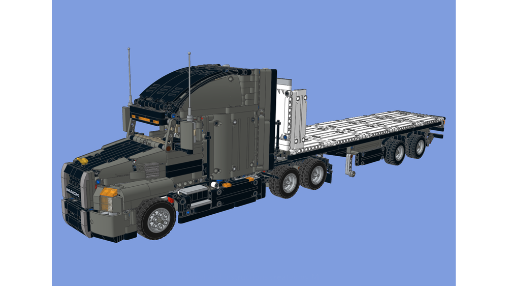 LEGO MOC 42078 Flatbed Trailer by M_longer | Rebrickable - Build with LEGO