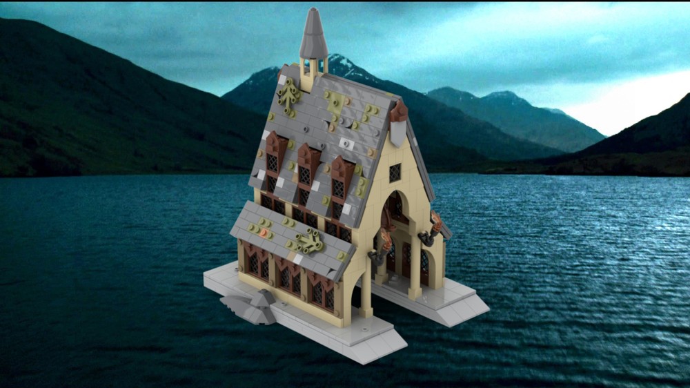 LEGO MOC Magic Castle Boathouse by Brick_Sanchez | Rebrickable - Build ...