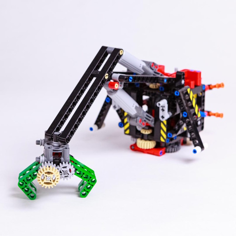 LEGO MOC Claas Xerion 5000 Trac VC Crane attachment (42082 c-model) by ...