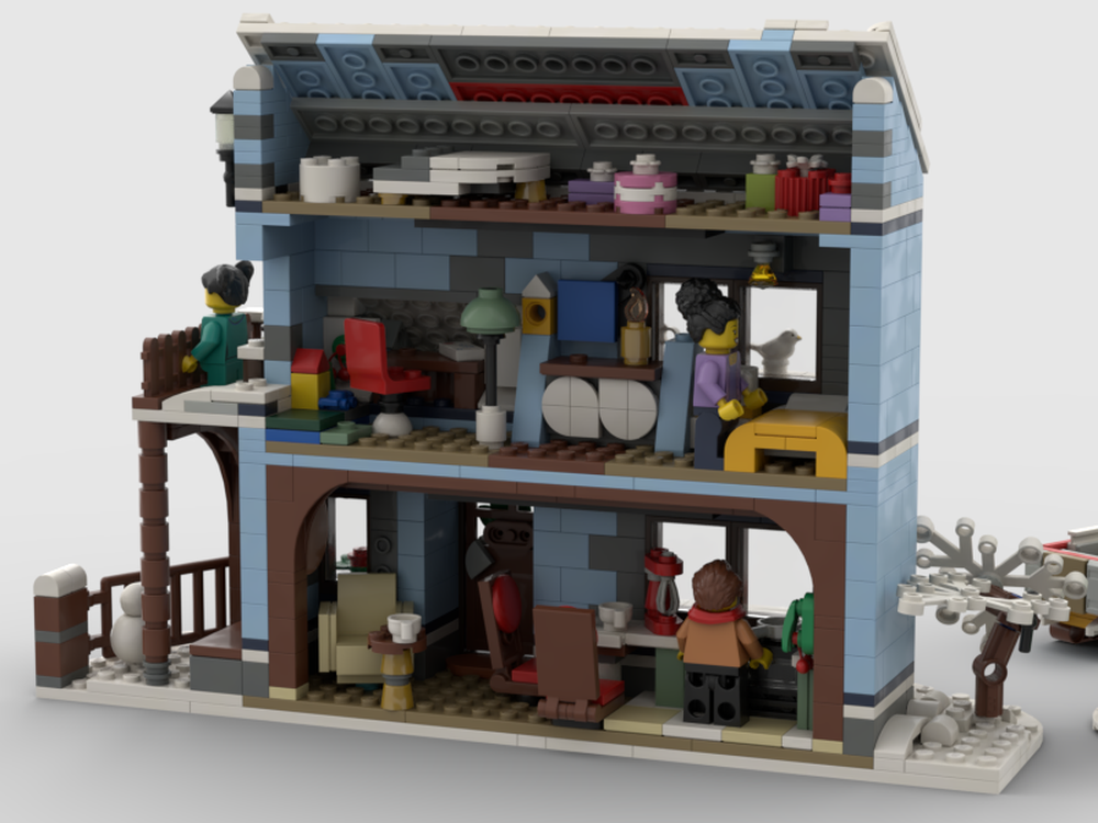 LEGO MOC-126829 Sweet Family Home by kevinbrickfr | Rebrickable - Build ...
