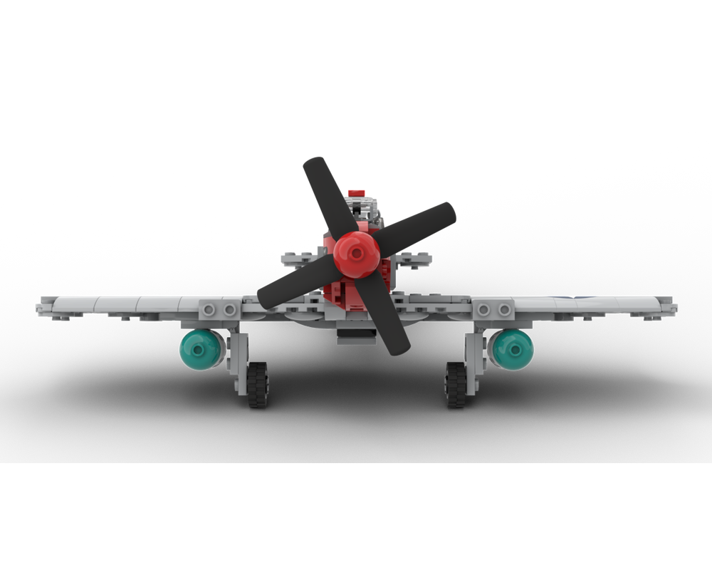 LEGO MOC P-51 D Mustang Red Tail by model hangar | Rebrickable - Build ...