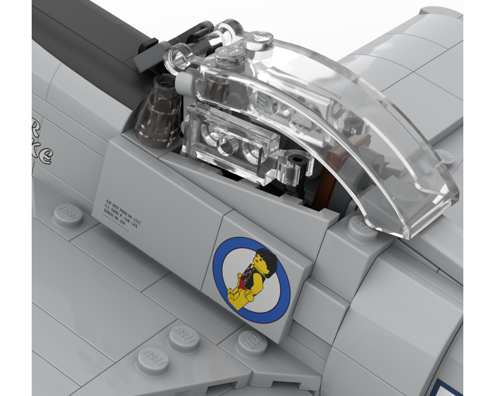 LEGO MOC P-51 D Mustang Red Tail by model hangar | Rebrickable - Build ...