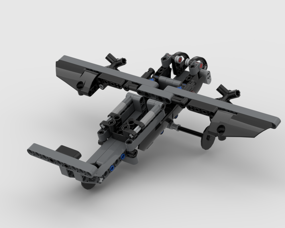 Lego Moc Airplane 42046 Alternative By Erikgs Rebrickable Build