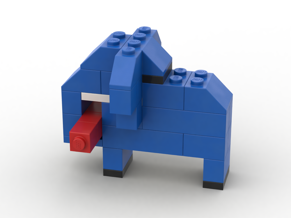 LEGO MOC 6370 Elephant with tree trunk by se1977 | Rebrickable - Build ...