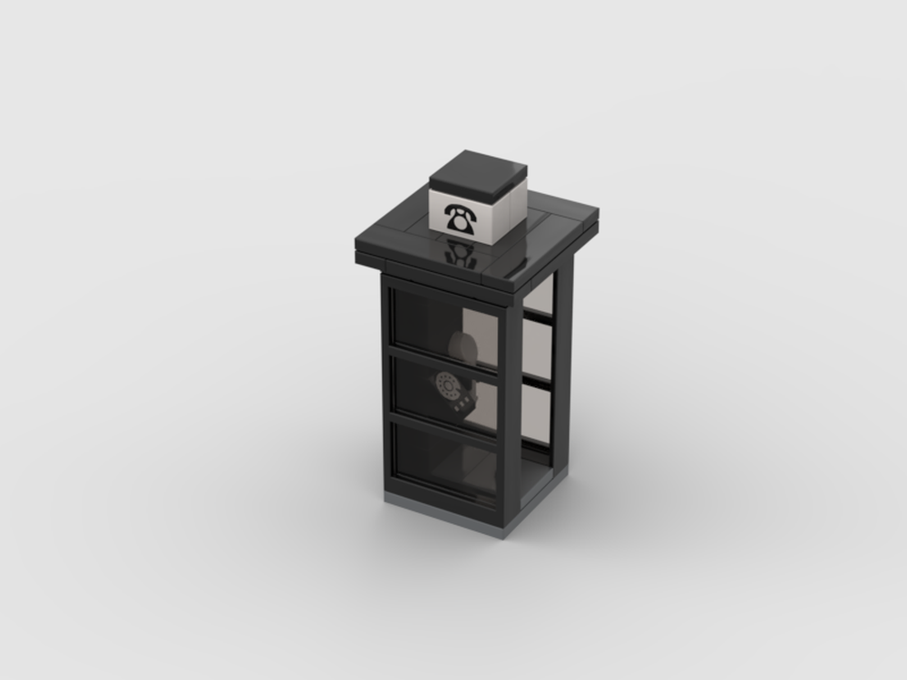 LEGO MOC Vintage Telephone Booth 1920s style by TheRoaringBricks ...
