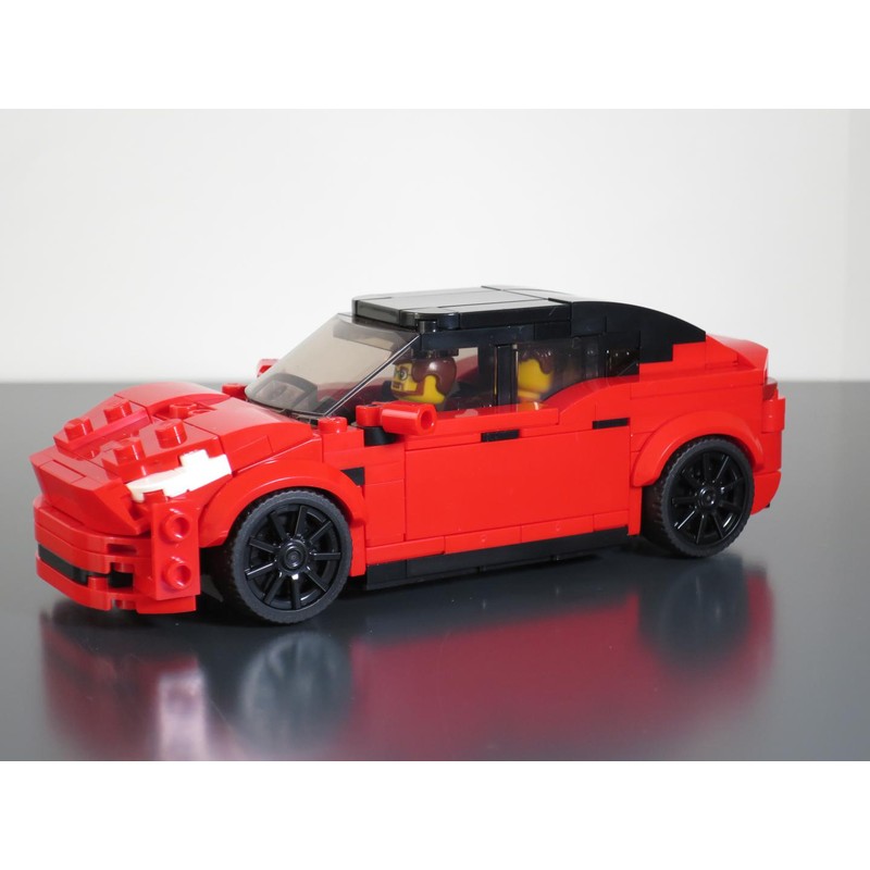 LEGO MOC Tesla Model Y – Red by lunabricks | Rebrickable - Build with LEGO