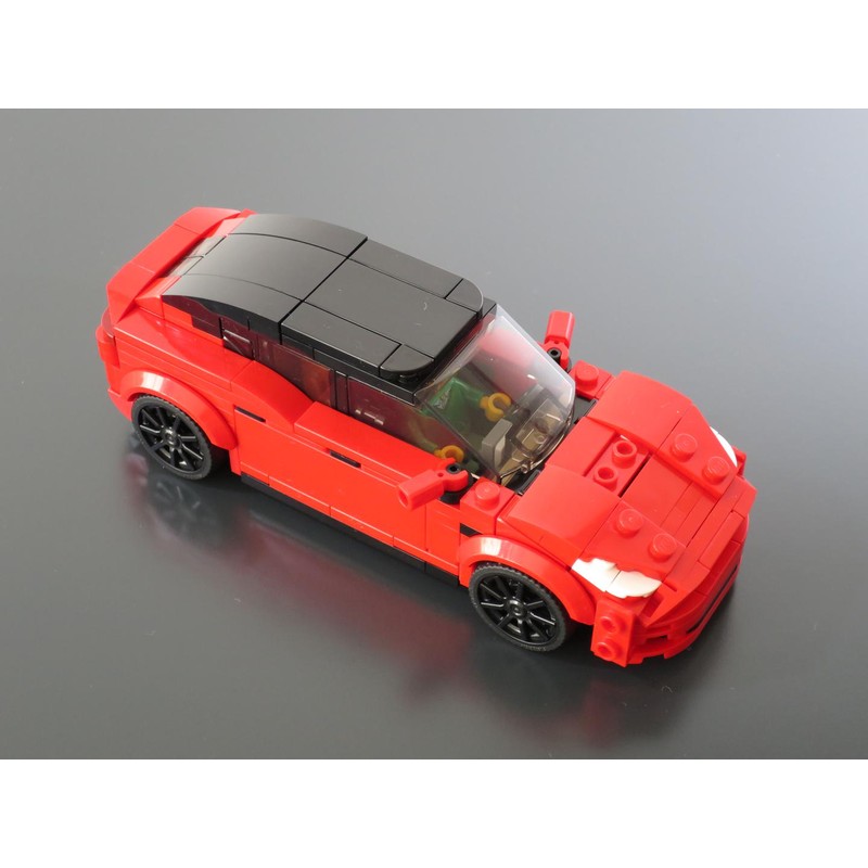 LEGO MOC Tesla Model Y – Red by lunabricks | Rebrickable - Build with LEGO