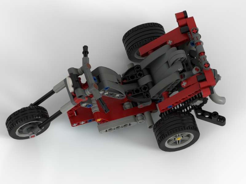 LEGO MOC 42132 - Trike V6 by Fabio_BrickintheWall | Rebrickable - Build ...