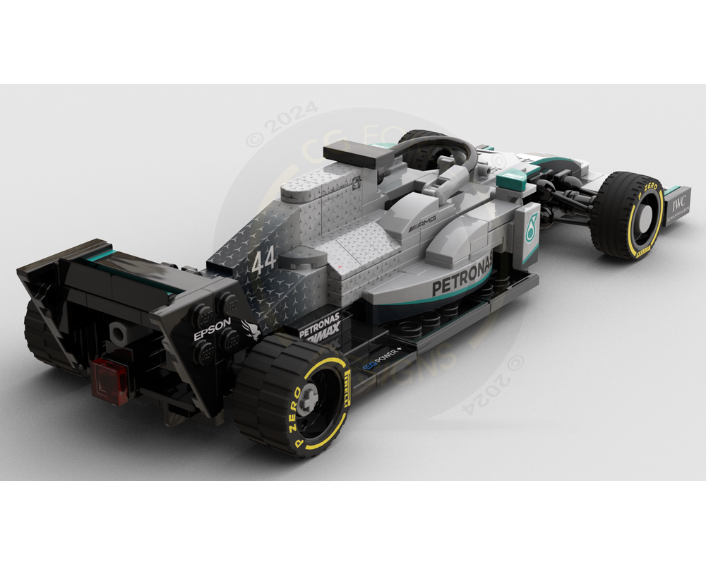 LEGO MOC F1 Mercedes W10 by CGForceDesigns | Rebrickable - Build with LEGO