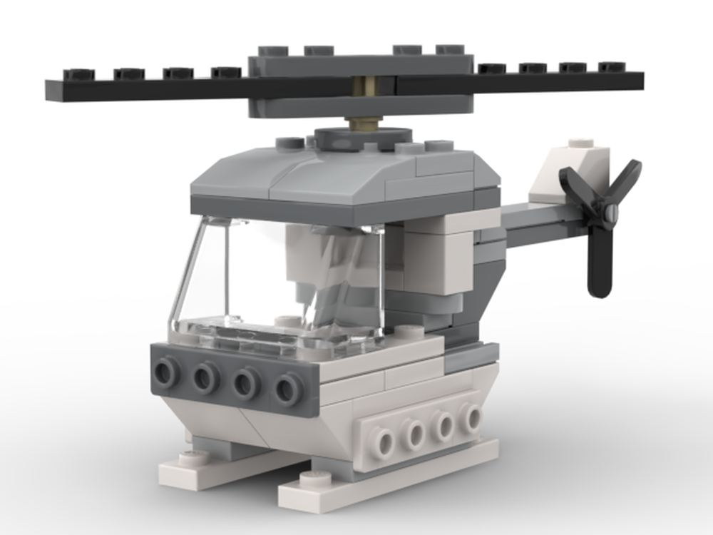 LEGO MOC Mini Helicopter by Nitweiy | Rebrickable - Build with LEGO