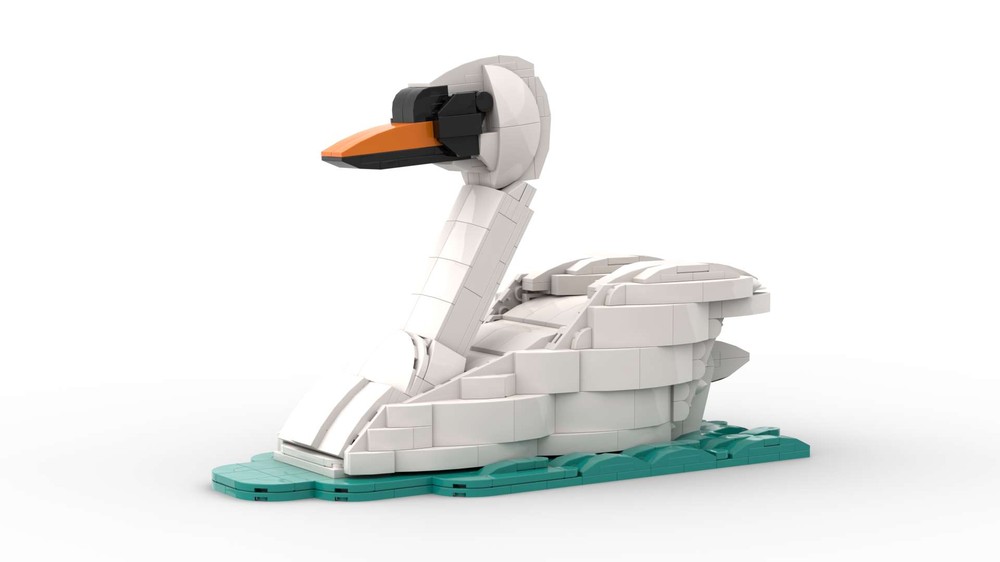 LEGO MOC-126941 Cygnus olor by barsim70 | Rebrickable - Build with LEGO