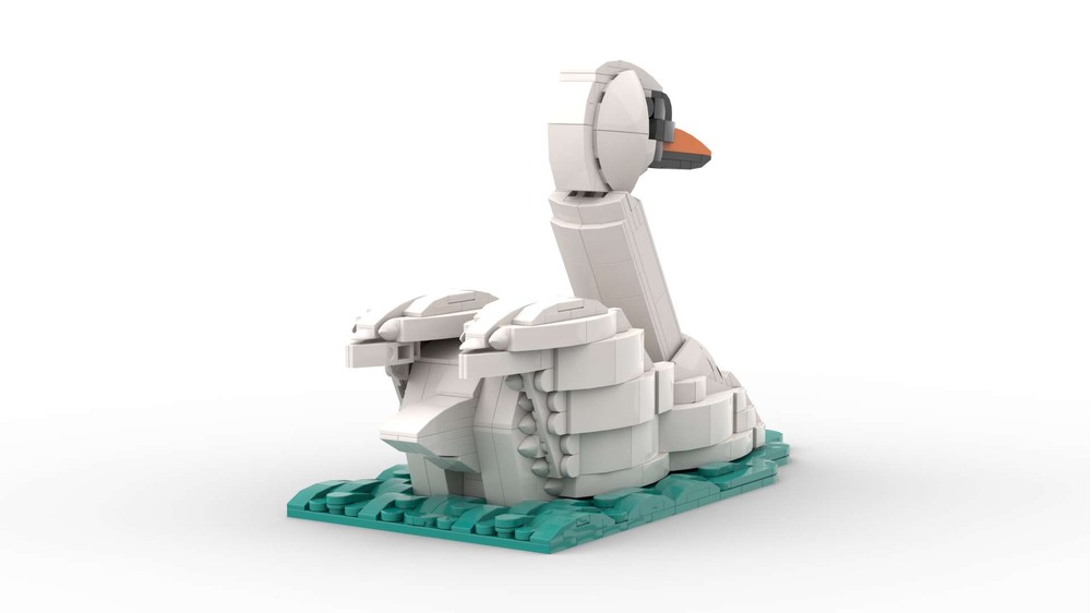 Lego Moc Cygnus Olor By Barsim70 Rebrickable Build With Lego