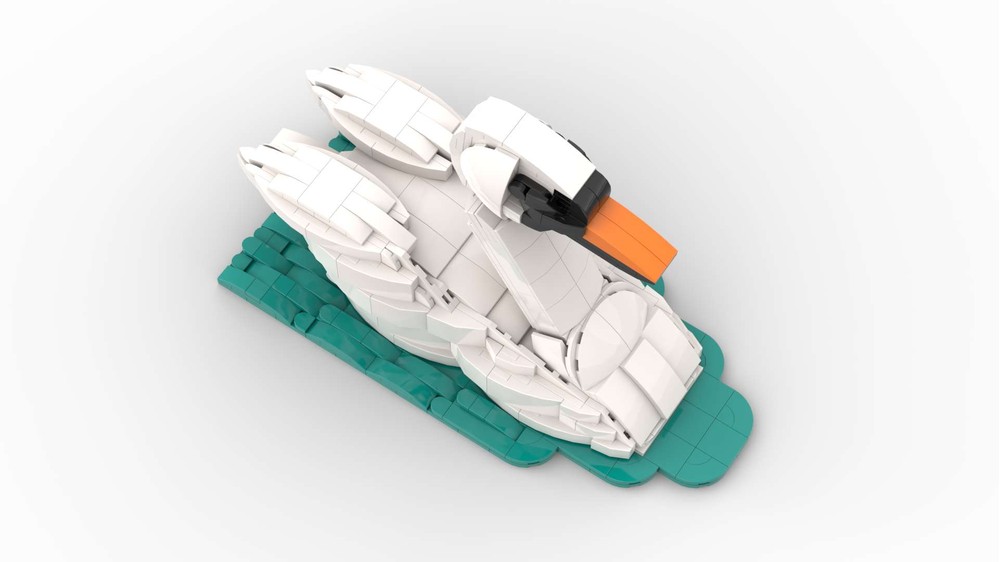 Lego Moc Cygnus Olor By Barsim70 Rebrickable Build With Lego