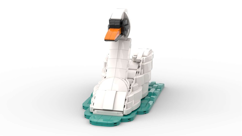 Lego Moc Cygnus Olor By Barsim70 Rebrickable Build With Lego