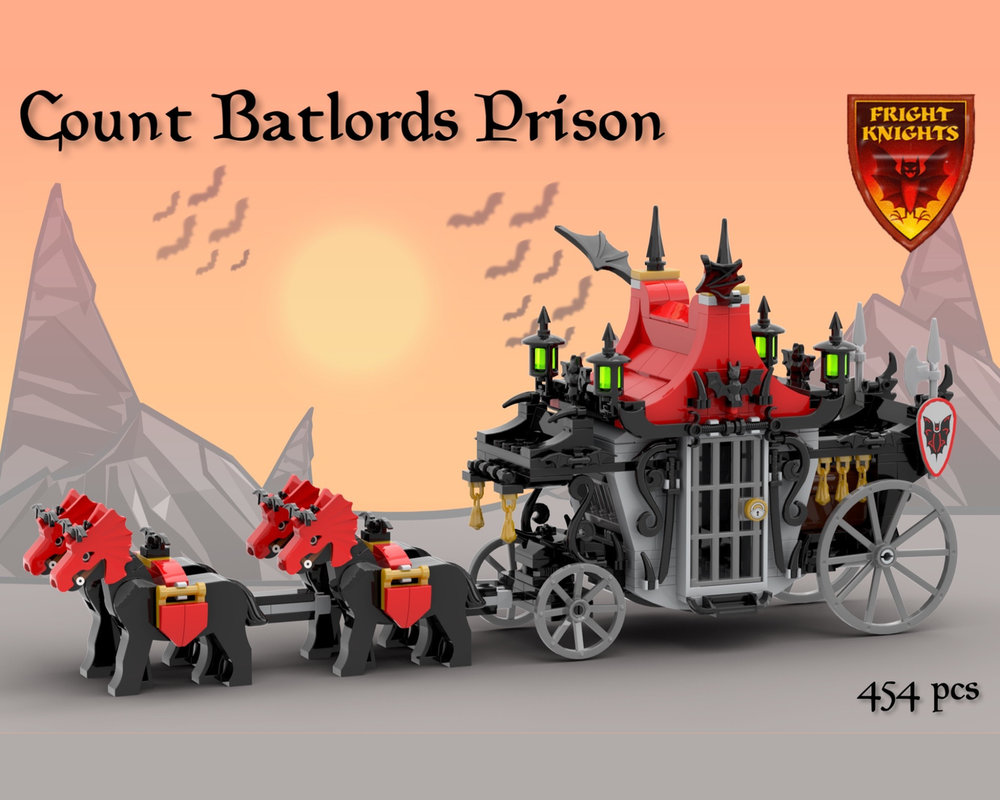 LEGO MOC 6047 - COUNT BATLORD'S PRISON REMAKE - LEGO CASTLE FRIGHT ...